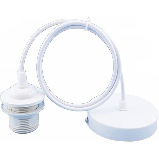 ShenMo 1 Piece E27 Full Tooth Lamp Head Hanging Wire Pendant Lamp Shade ...