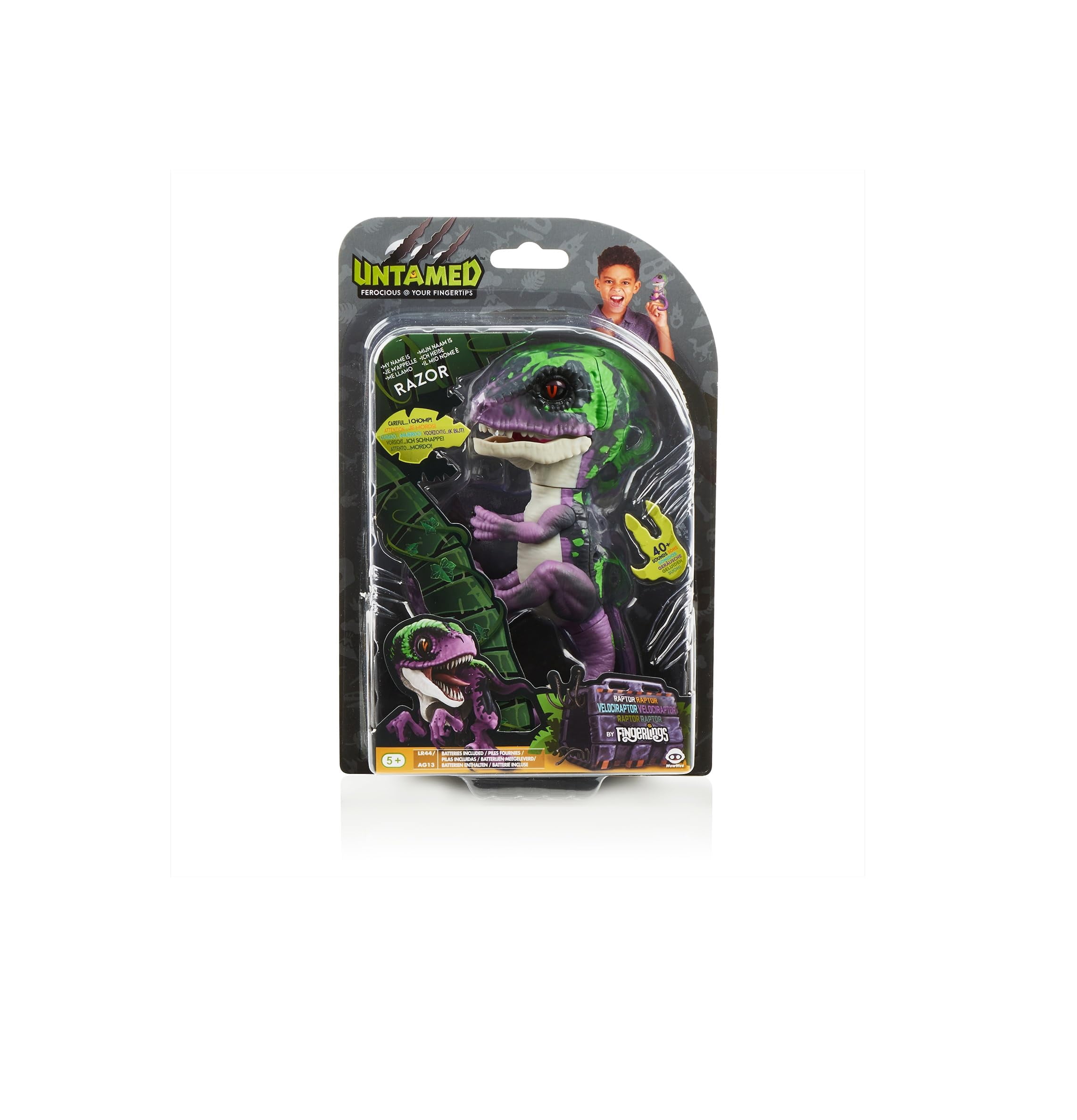 Dinosaurio coleccionable interactivo WowWee Untamed Raptor | Bodega ...