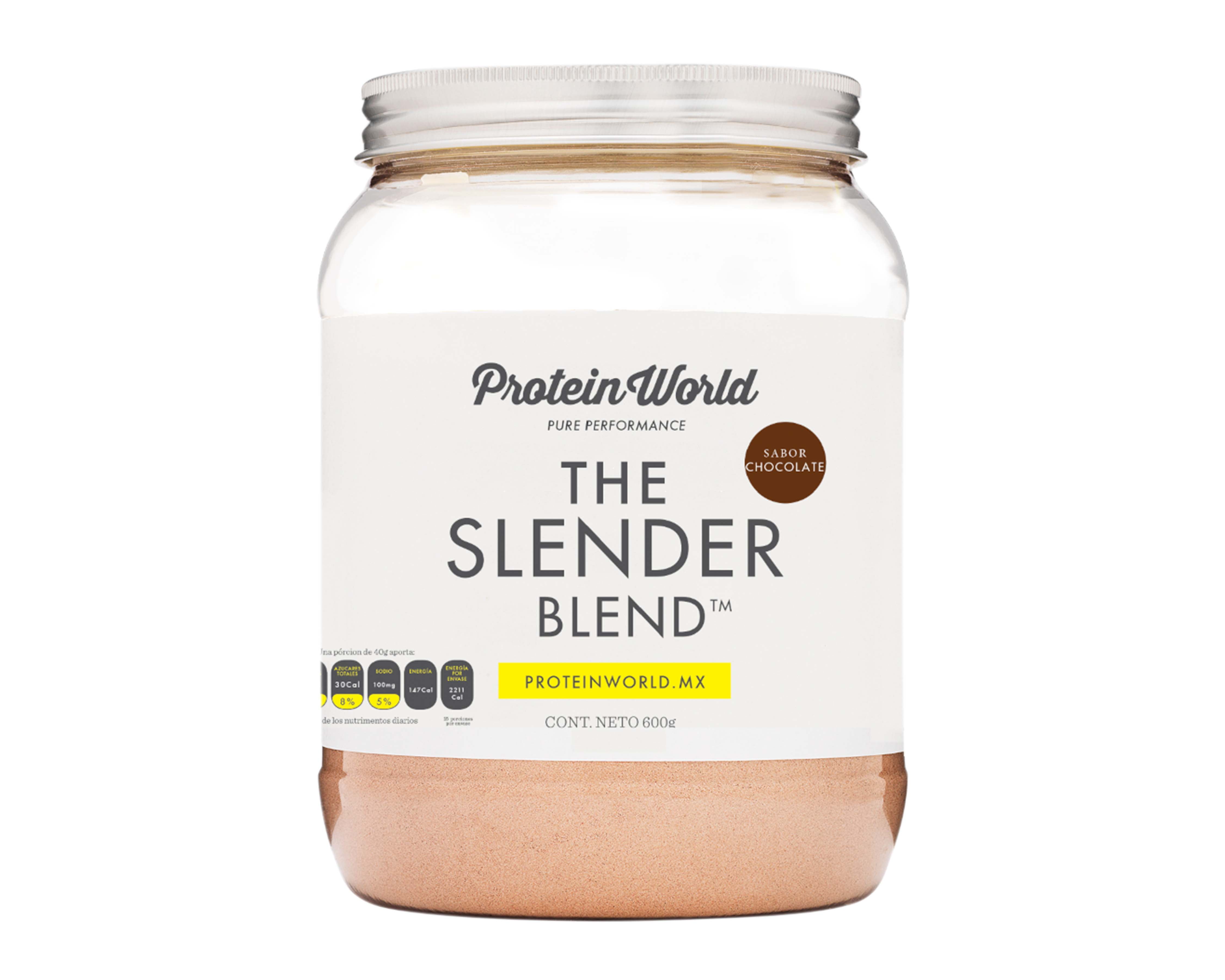 THE SLENDER BLEND CHOCOLATE Protein World 600G SLEN-CHOC-600 | Walmart ...