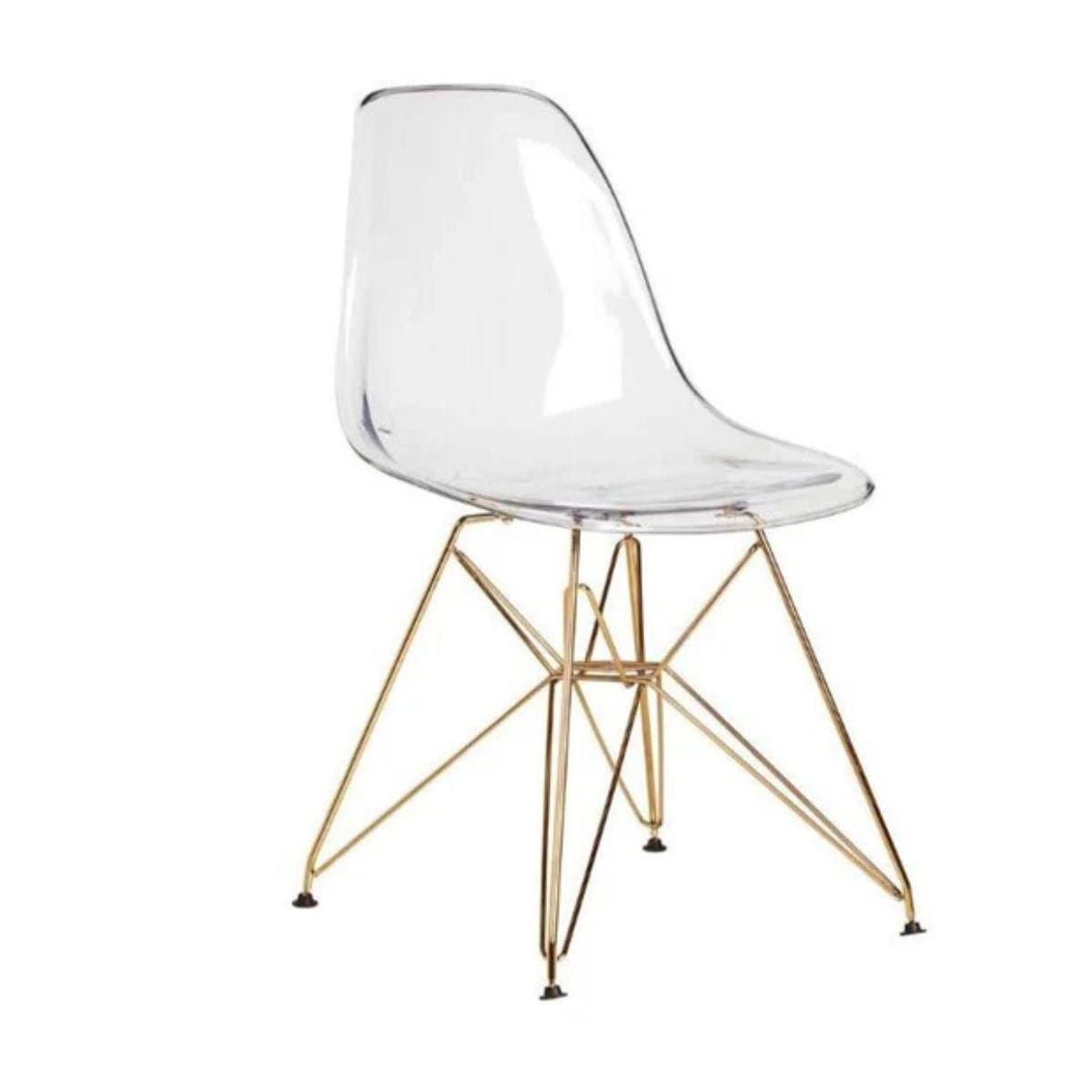 Click here for Heavenly Collection Clear Gold Chair prices