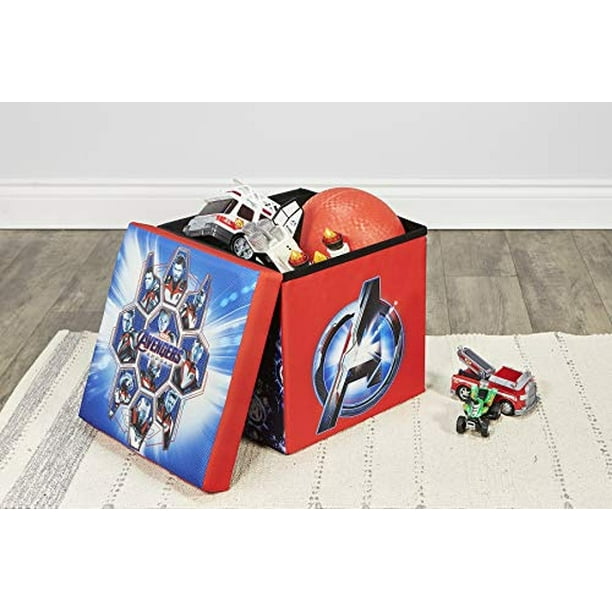 Marvel Avengers Endgame Toy Storage Cube, 15 "otomano y reposapiés ...