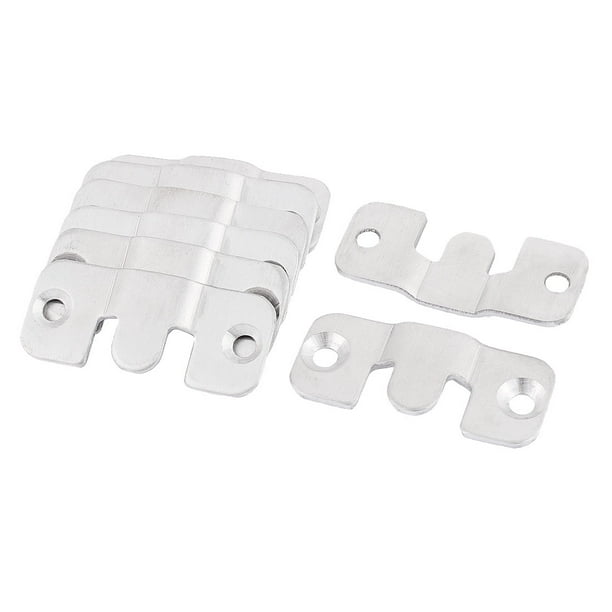 Uxcell Furniture Photo Frame Stainless Steel Interlock Bracket ...