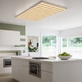 4 Pcs Amber Stripes Fluorescent Light Covers Modern Abstract Linens ...