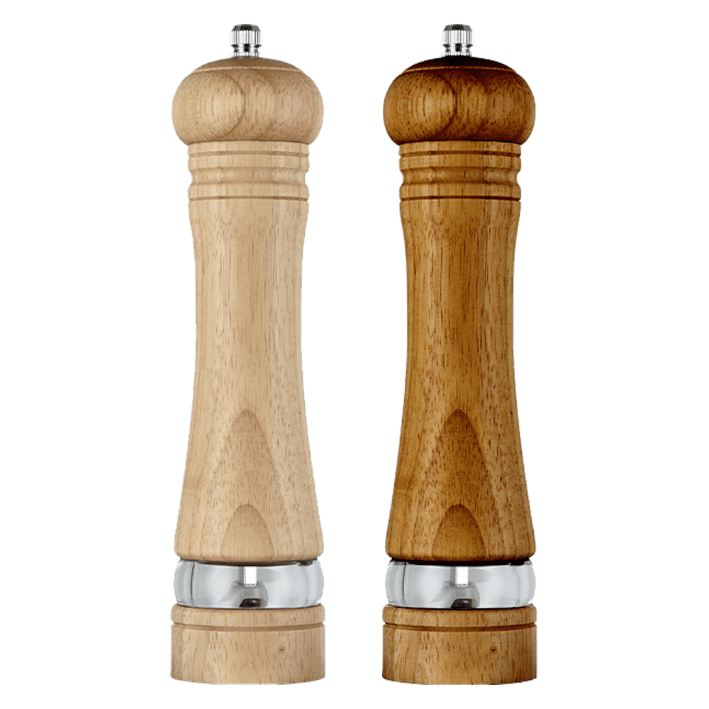Wood Salt and Pepper Grinder Mills Sets, Classic Manual Salt Grinder ...