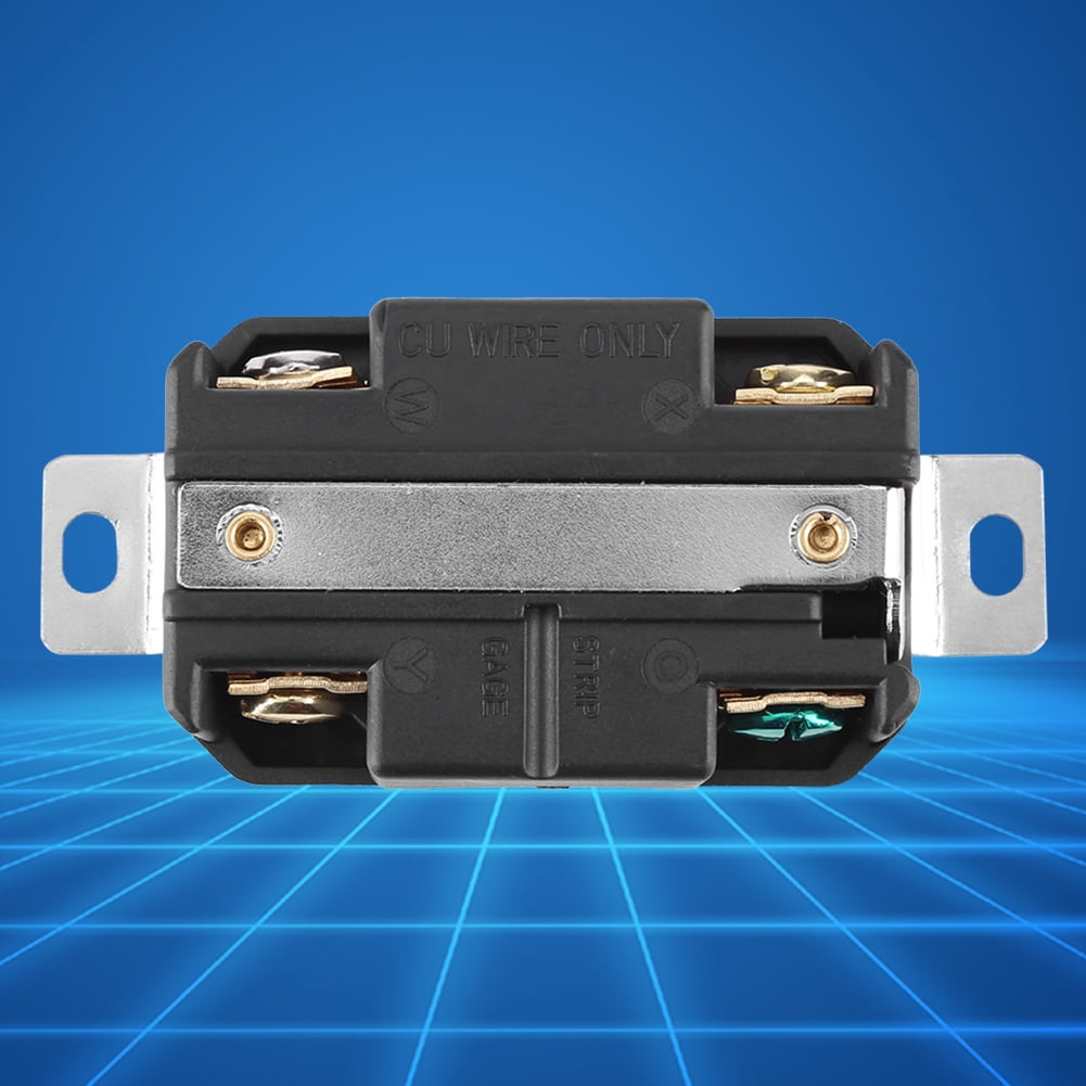 Enchufe Eléctrico de Bloqueo Nema L14-20R 125-250V 20A, Receptáculo de ...