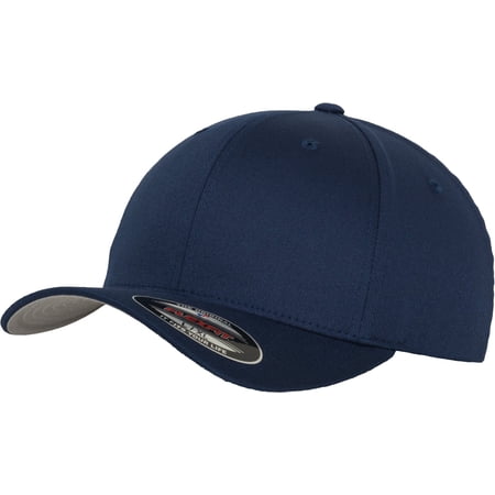 Flexfit Navy Wooly Combed Stretchable Fitted Cap Kappe Baseballcap ...