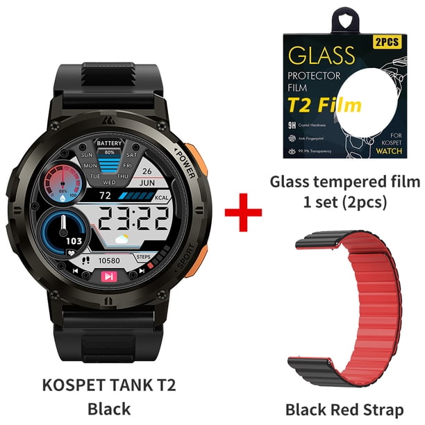 Original KOSPET TANK T2 Ultra Smart Watch Men Military Smartwatch Women ...