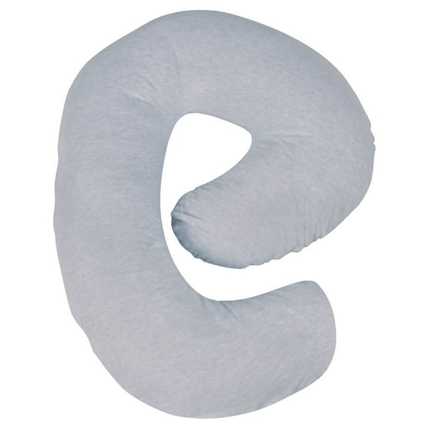 Snoogle Mini Chic Jersey Compact Side Sleeper Pregnancy Pillow ...