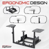 Supllueer Double Shift Lever Flight Game Mount Stand Fit Logitech ...