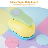 Walmart 2" Circle Paper Puncher, Scrapbooking Hole Punch, Spring-Action ...