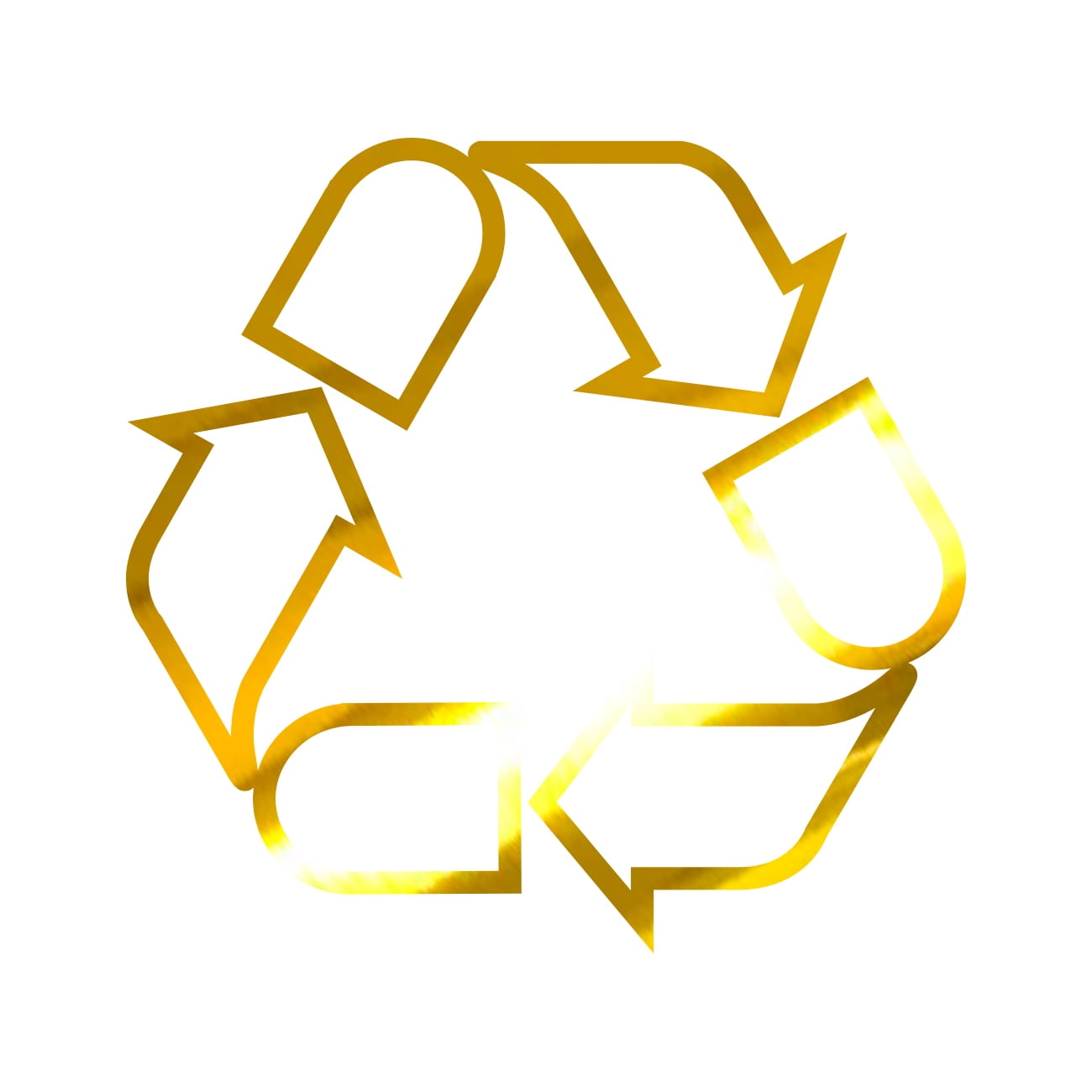 Recycle Symbol Sticker Decal Die Cut - Self Adhesive Vinyl ...