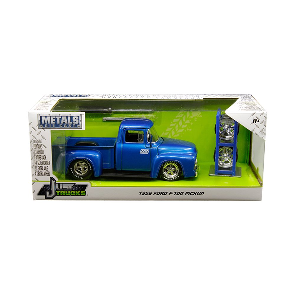 Jada Toys Jada 1:24 Scale 1956 Ford F 100 Diecast Pickup Truck Play ...