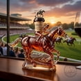 QEMAUUA Horse and Jockey Shaped Whiskey Decanter - Bourbon Decanter ...