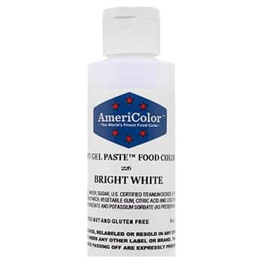 Chefmaster Food Coloring Paste, Liquid Whitener, White, 16 Ounce ...