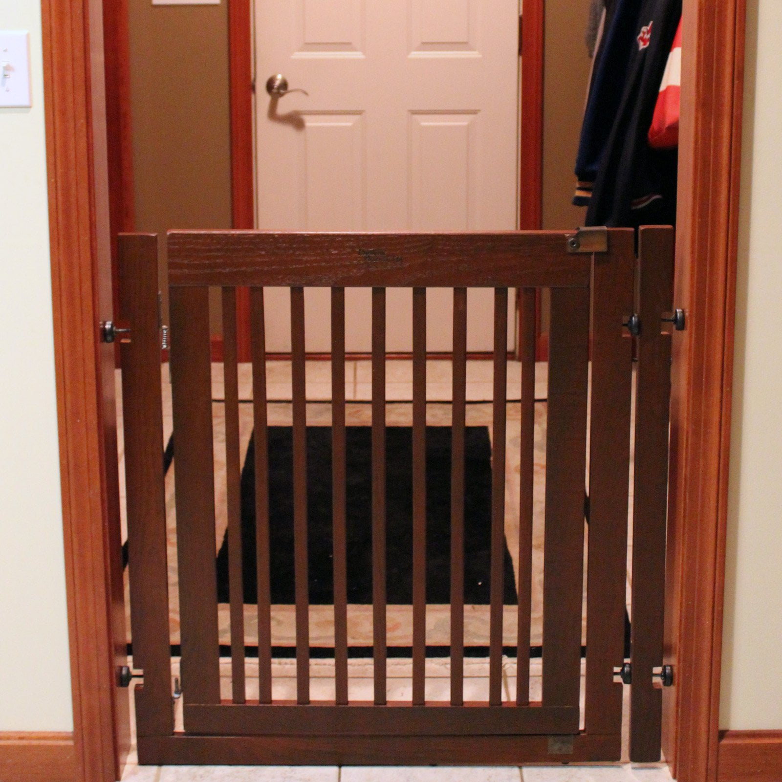 Dynamic Accents Citadel Pressure Mount Oak Pet Gate - Walmart.com