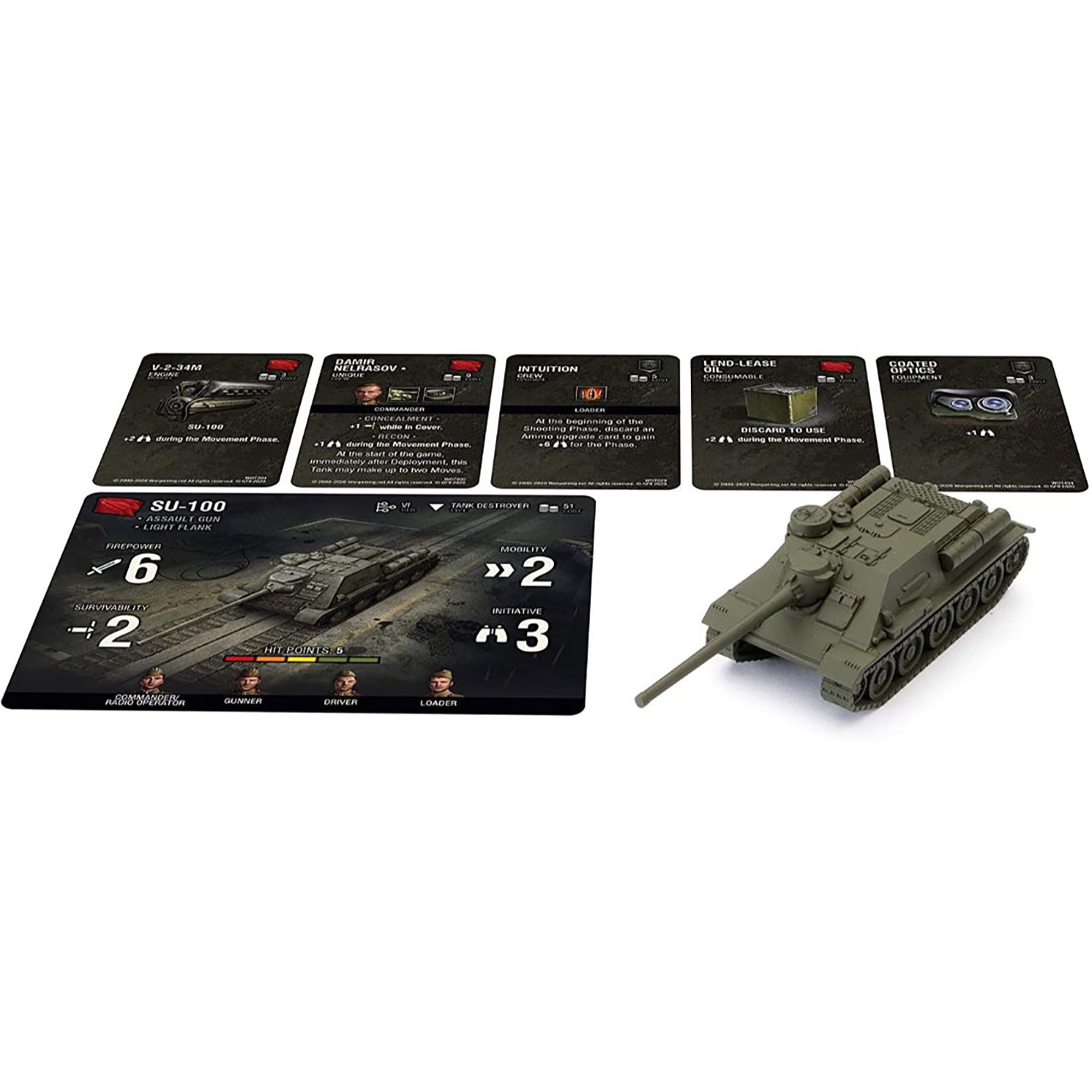 World of Tanks: Soviet (SU-100) - Expansion, Miniautres RPG, Gale Force Nine - Walmart.com