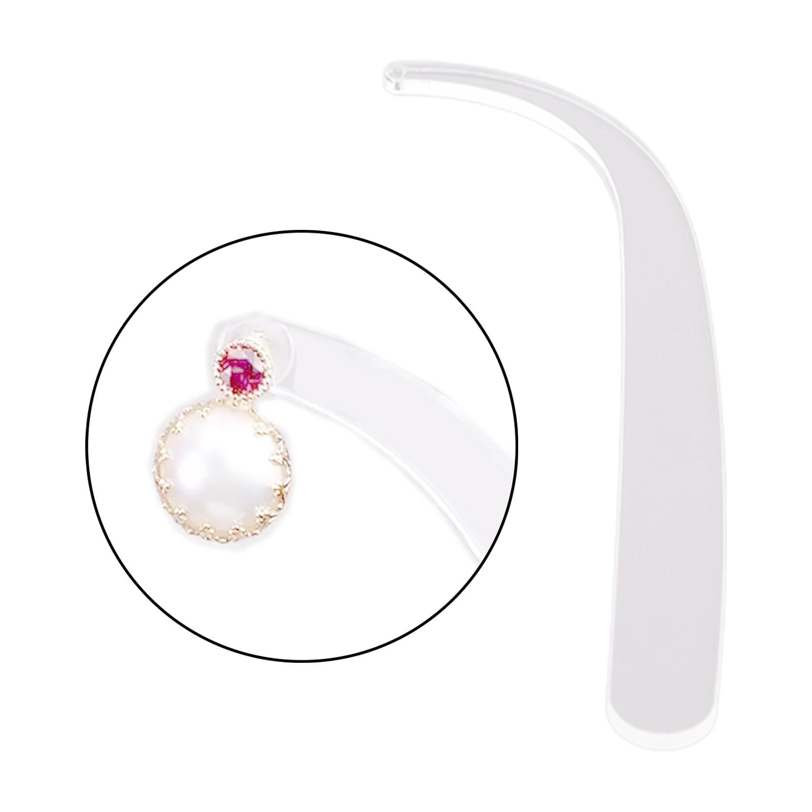 Transparent Earrings Try on Sticks Display Strip Earrings and Studs ...