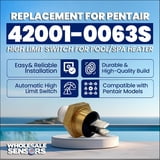 Pentair 42001-0063S High Limit Switch for Pool Heater Repair - Walmart.com