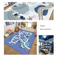 Large Size Kids Play Rug Mat Playmat with Non-Slip Design, City Map ...