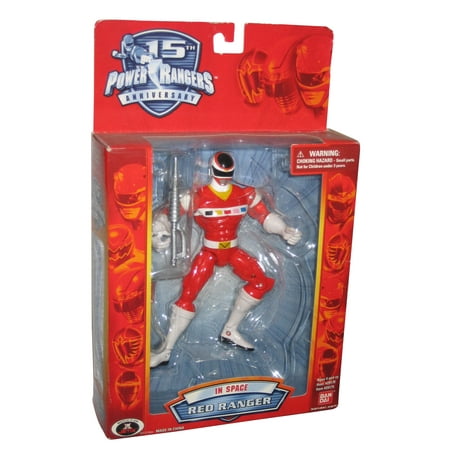Power Rangers 15th Anniversary In Space Red Ranger (2007) Bandai Figure ...