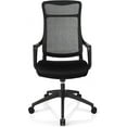 Realspace® Lenzer Mesh High-Back Task Office Chair, Black, BIFMA ...