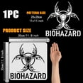 DIY Biohazard Symbol Painting Stencil 11.8x11.8inch Reusable Symbol ...