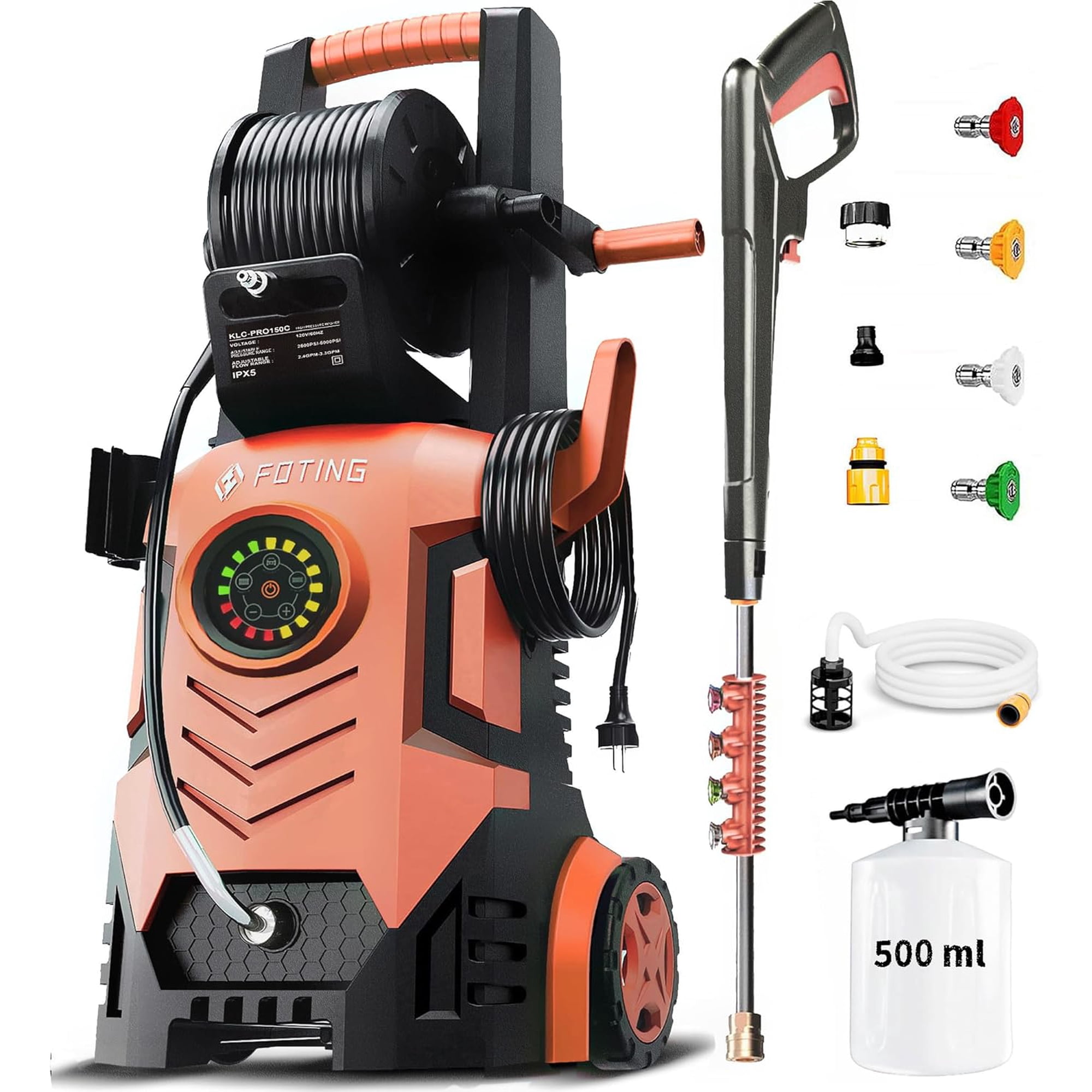 Click here for Foting 2026new Pressure Washer 5000psi With Adj-8-... prices