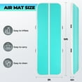 Gymnastics Air Mat Tumble Track Tumbling Mat Inflatable Mats with Air ...