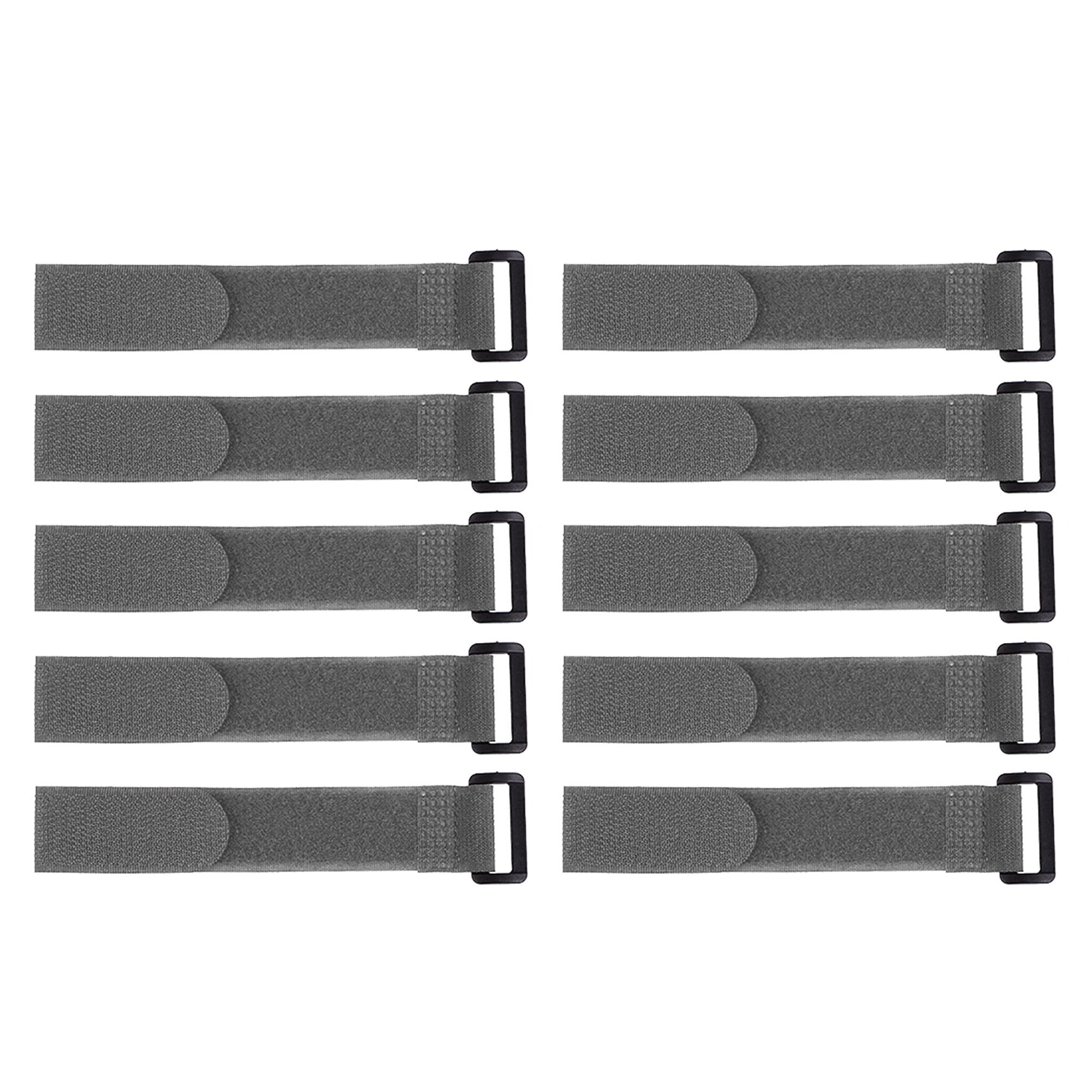 10pcs Hook and Loop Straps 1-inch x 8-inch Securing Straps Reusable ...