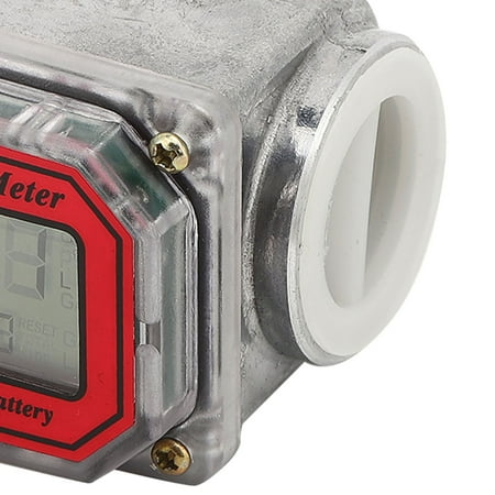 Meter,Mini Digital Turbine Flowmeter Diesel Fuel Meter 15-120L 1" NPT ...