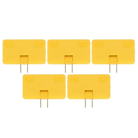 Travel Adapters, 1 To 3 180° Rotation Plug Adapter For PC Yellow ...