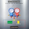 Yescom AC Diagnostic Set - Manifold Dual Gauge R410a R134a R404a R22 with 60 Inch Hose - Walmart.com