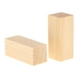 10Pcs Natural Balsa Wood Blocks Rods 2x2x5cm for DIY Woodworking ...