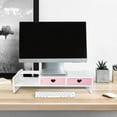 Kokiya Stand Riser Computer Heightened Shelf Desktop Organizer Desk ...