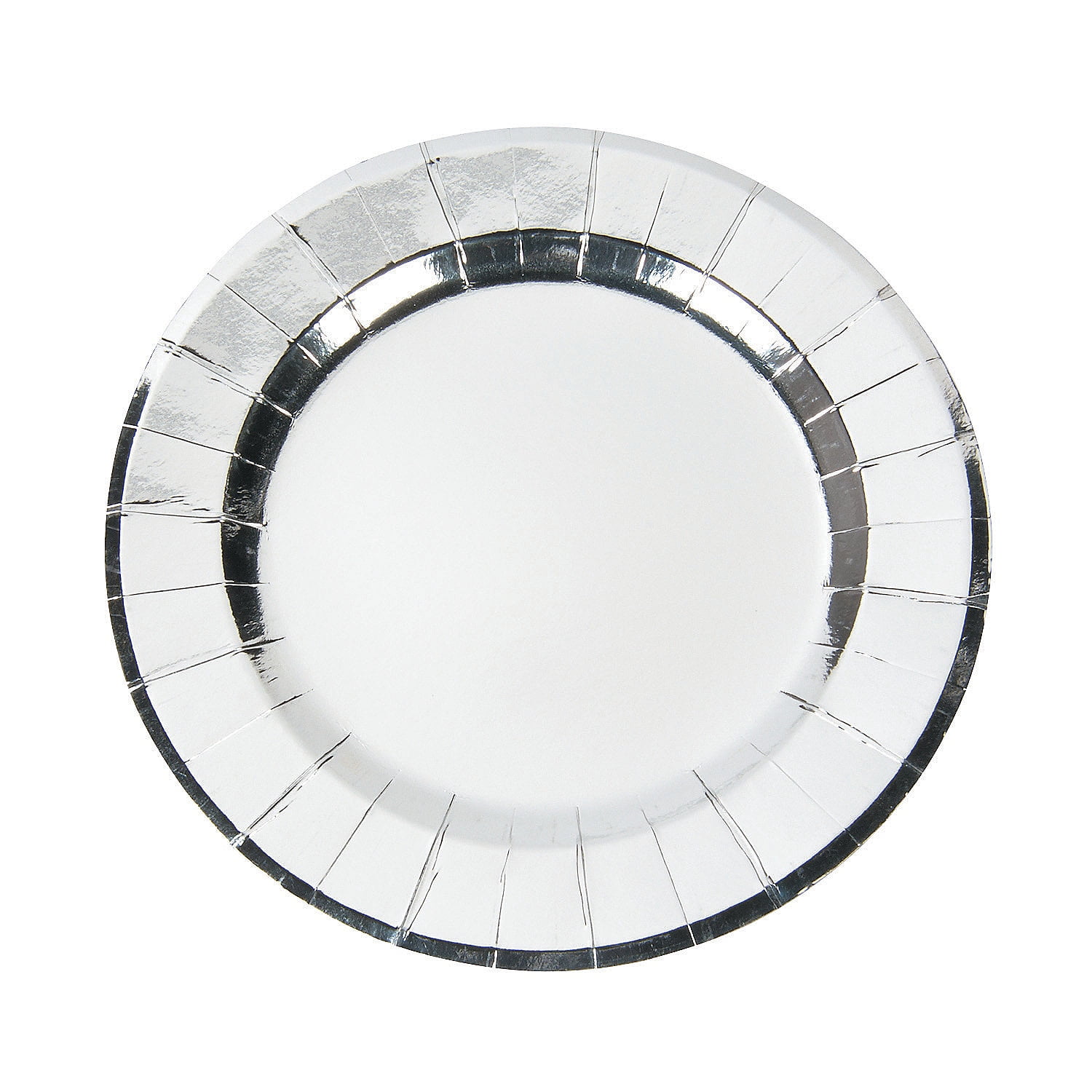 Silver Paper Chargers (25Pc) - Party Supplies - 25 Pieces - Walmart.com