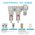 NANPU 1" NPT Air Drying System - Double Air Filters, Air Pressure ...
