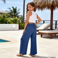 Classic Solid Color Casual Pants For Girls And Boys Comfortable Kids ...