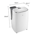 LG 10000 BTU Dual Inverter Portable AC, Smartphone Control, For Rooms ...