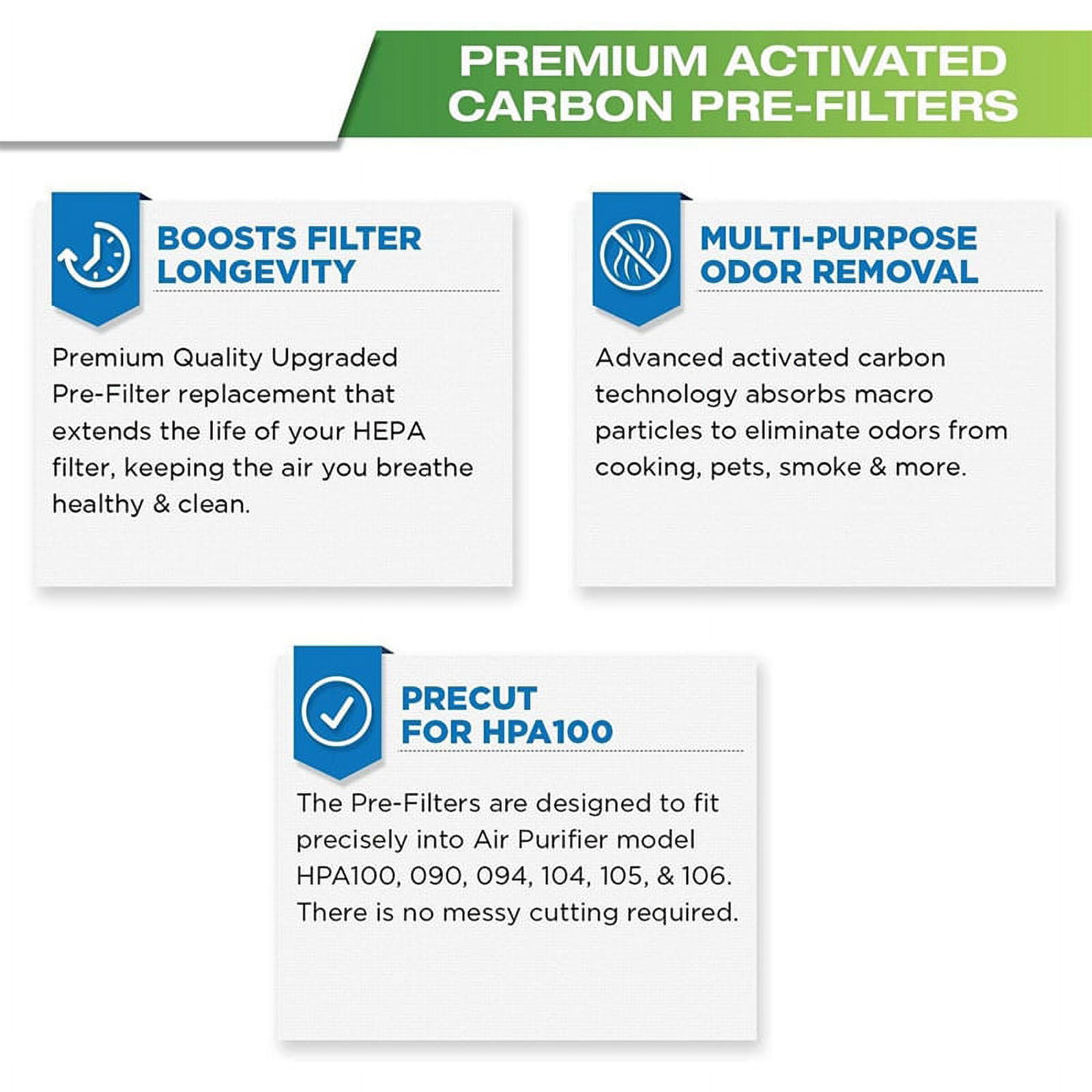 Click here for Unbranded 8pcs Premium Carbon Activated Pre Filter... prices