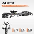 Wicked Ridge M-370 ACUdraw Crossbow, Multi-Line Scope, 370 FPS ...