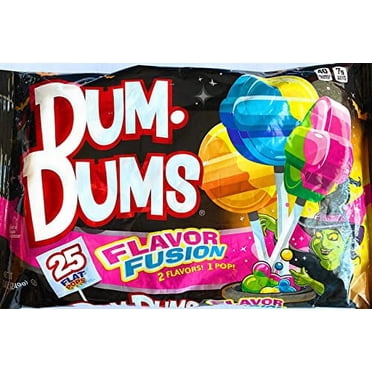 Dum Dums Color Party Lollipops, Rainbow, Mixed Flavors, 12.8oz ...