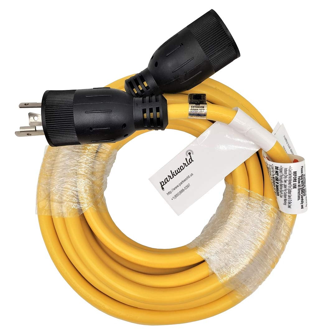 Parkworld 61742 NEMA L5-20 Extension Cord, Locking 3-Prong, 20 AMP, 125 ...