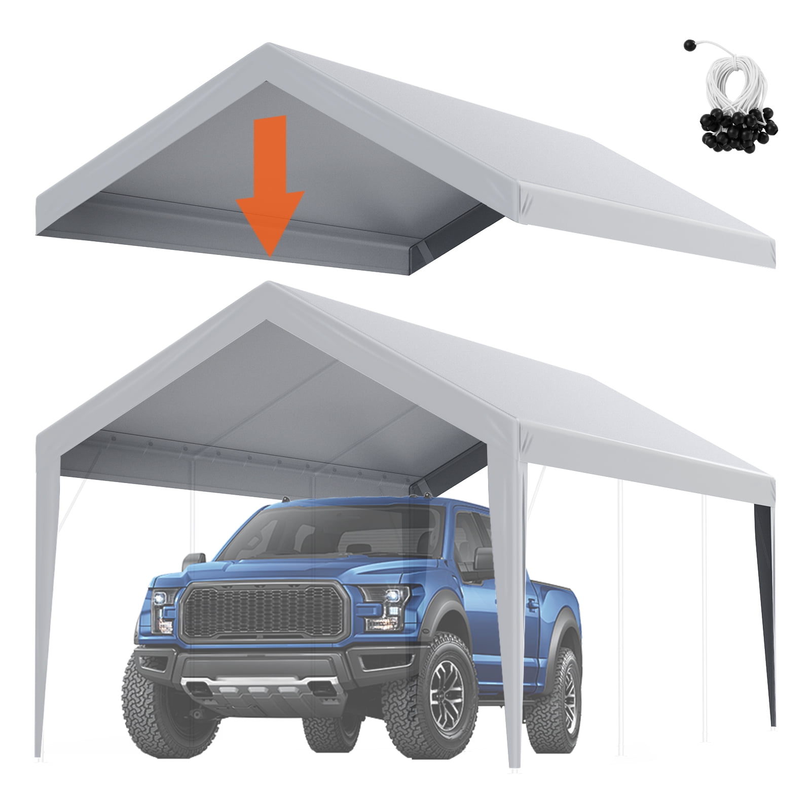 Click here for Vevor Carport Replacement Canopy Cover 10 X 20 Ft... prices