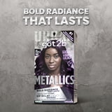 Schwarzkopf Got2b Metallics Permanent Hair Dye, M64 Purple Night ...