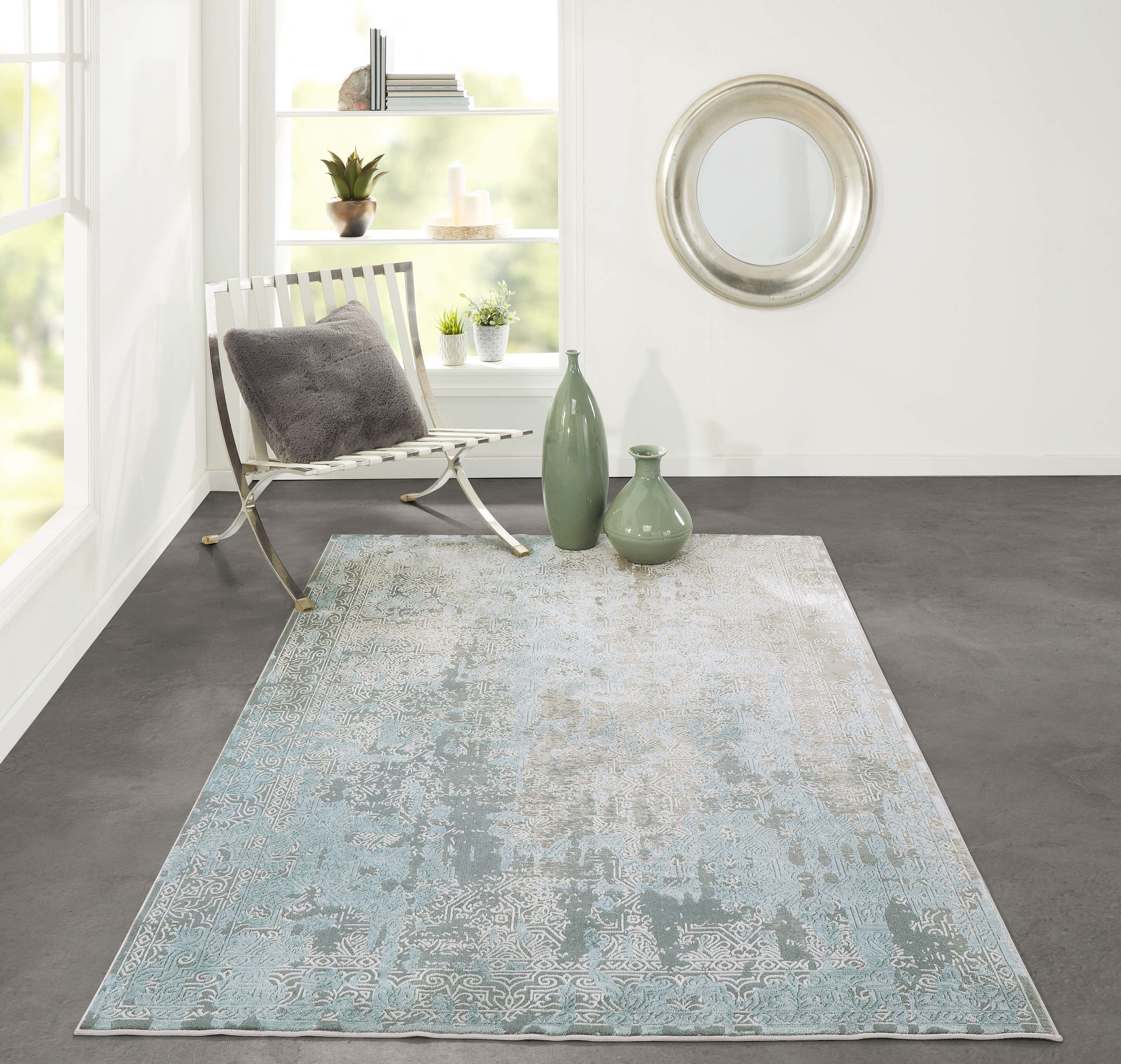 ECARPET Elysia Traditional Area Rug for Living Room, Bedroom, Dining ...