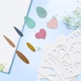 12Pcs 12 Style Plastic Drawing Painting Stencils Templates Mixed ...