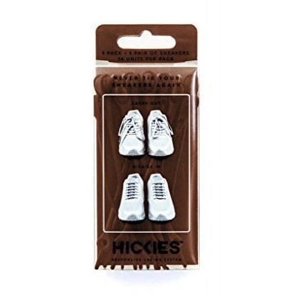 HICKIES 1.0 Original Unisex One Size Fits All Elastic No-Tie Shoelaces ...