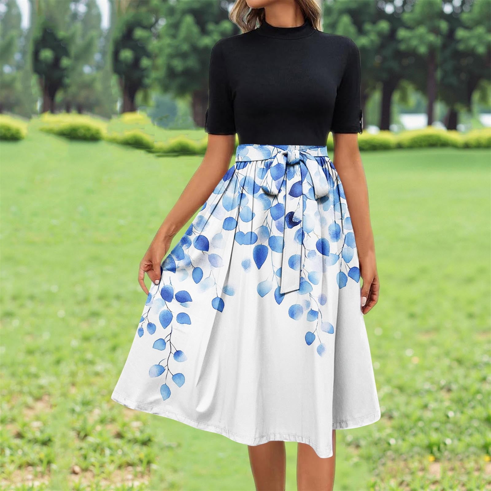 Click here for Weiqiqre Maxi Dresses For Women Flowy Short Sleeve... prices