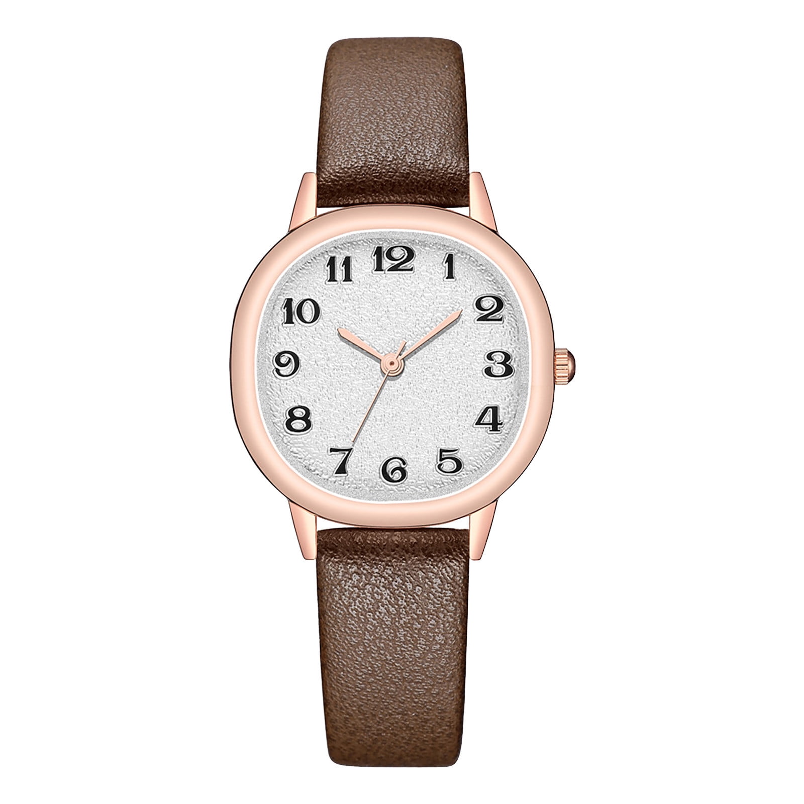 Personality Female Student Belt Watch Retro Small Square Digital Face ...