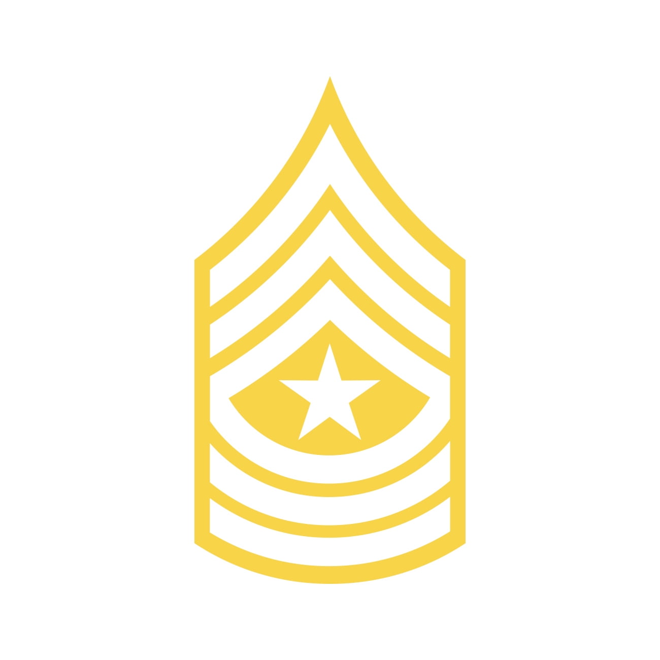 E 9 Sergeant Major Rank Sticker Decal Die Cut Self Adhesive Vinyl